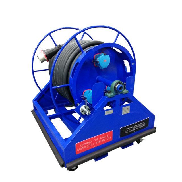 Manual cord reel | Shore power cable reel AMSC1100D - SUPERREEL