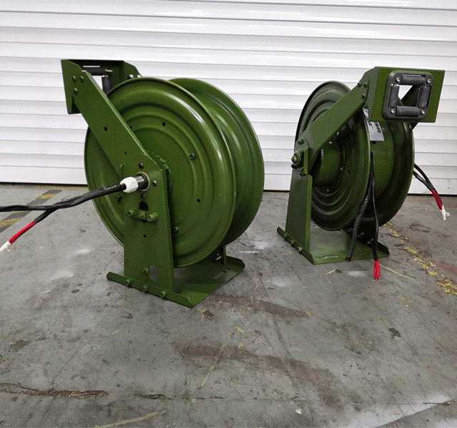 Military cable reel | Heavy duty extension cord reel ASSC370D - SUPERREEL