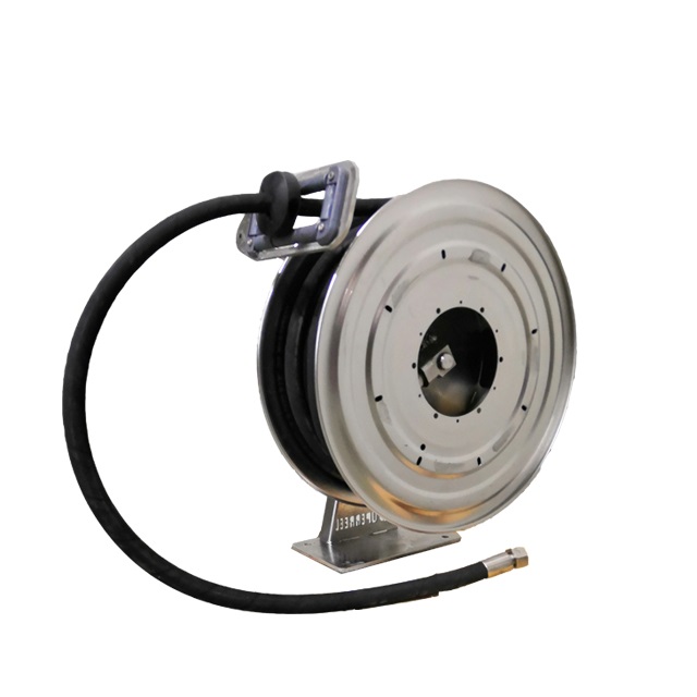 Industrial retractable water hose reel | Hose reel metal ASSH500D ...